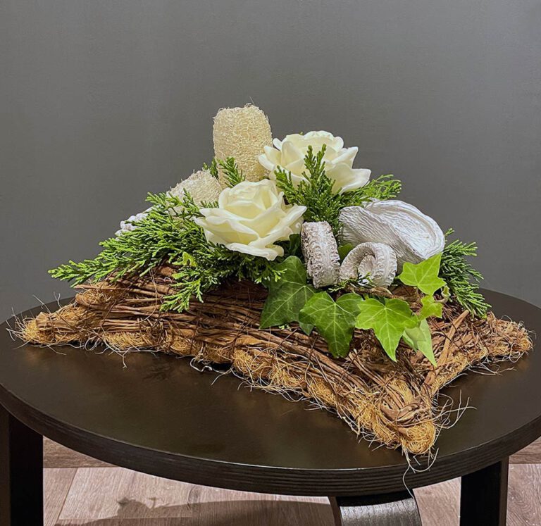 Grabgesteck Kreuz - Allerheiligen und Totensonntag