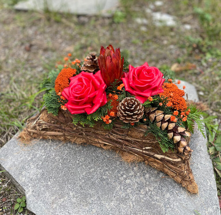 Allerheiligengestecke online kaufen - Moderner Grabschmuck -Wilp24.com